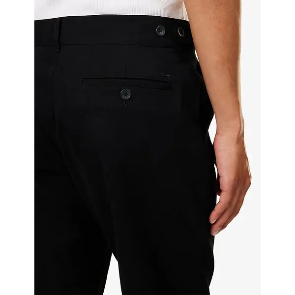PERCIVAL Straight Leg Cotton Chino Trousers