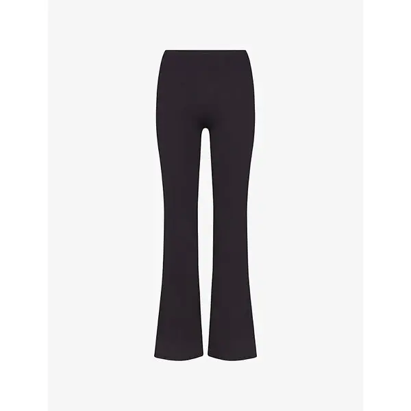 NIKESKIMS Matte High-waisted Slim-flared Workout Leggings