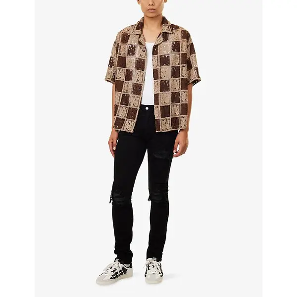 Amiri Mx1 Distressed Skinny Jeans