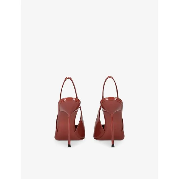 Paris Texas Lidia 105 Heeled Patent-leather Sling-back Courts
