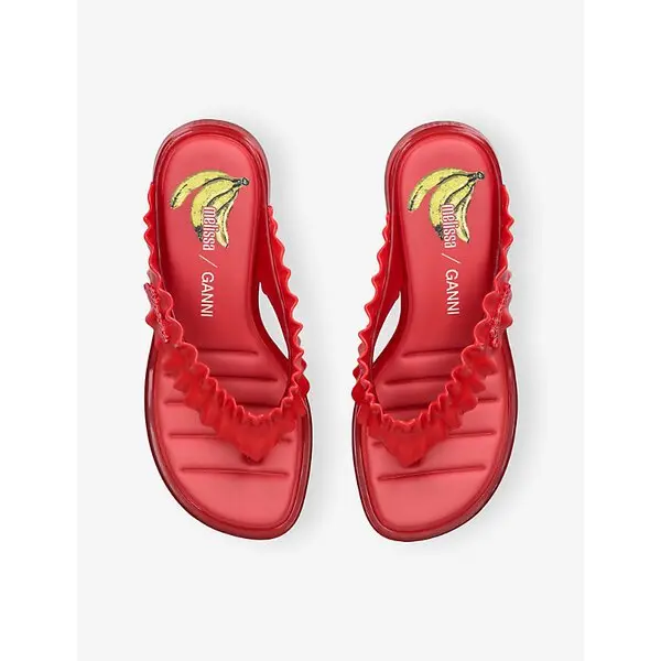 GANNI X Melissa Pvc Heeled Flip-flops