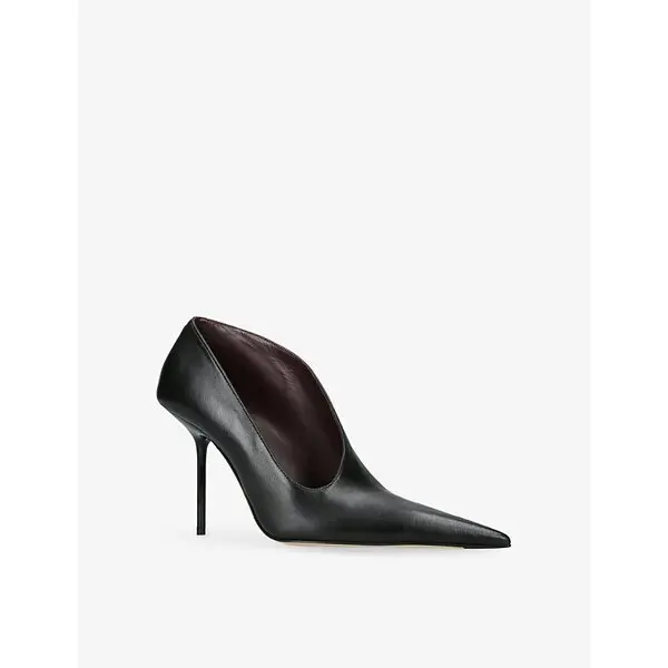 Victoria Beckham Sloan Sculptural 100 Leather Pumps