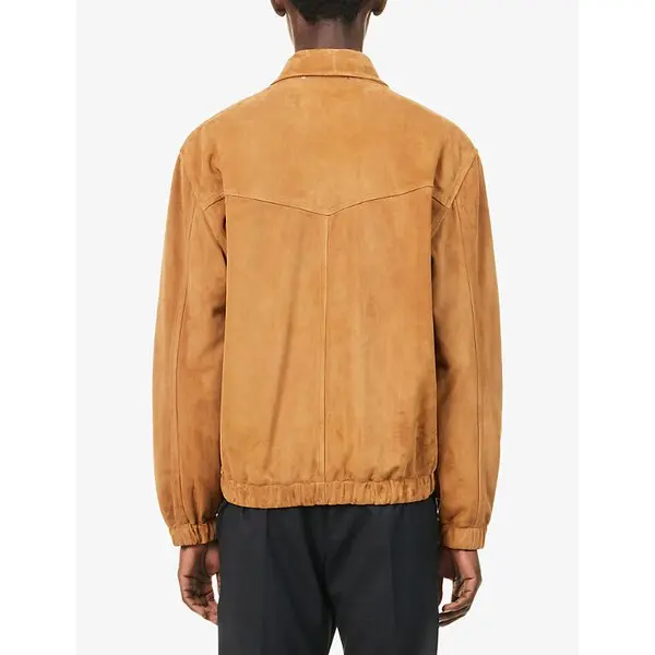 Paul Smith Collared Suede Bomber Jacket