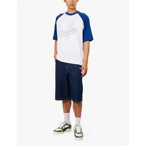 New Era La Dodgers Mlb Boxy-fit Cotton-jersey T-shirt