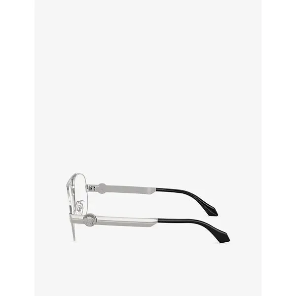 Versace Ve1319 Pilot-frame Metal Optical Glasses