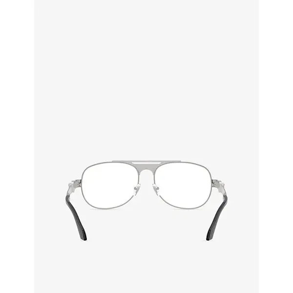Versace Ve1319 Pilot-frame Metal Optical Glasses