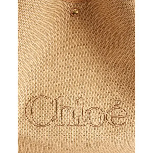 Chloé Clover Large Cotton-canvas Tote Bag