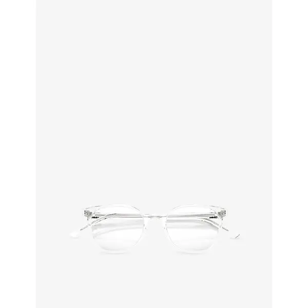 Ray-ban Rb5397 Round-frame Actetate Optical Glasses - Clear