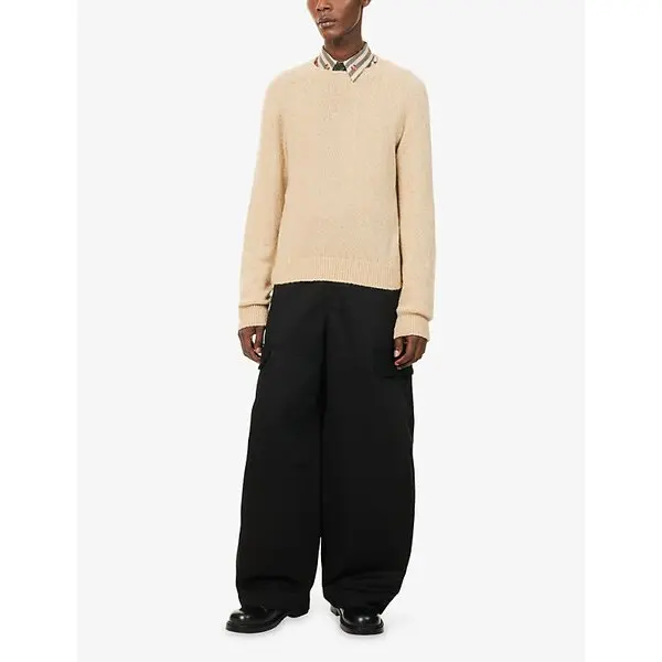 Dries Van Noten Melbourne Crew-neck Alpaca-blend Jumper