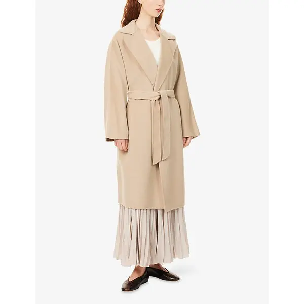 Max Mara Civada Double-faced Wool Robe Coat