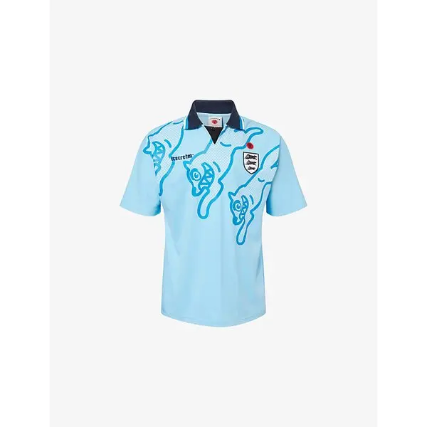 ICECREAM Running Dog Football Cotton-jersey Shirt - Blue