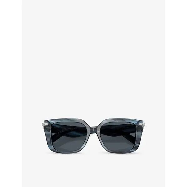 Michael Kors Mk2275bu Santo Domingo Square-frame Acetate Sunglasses