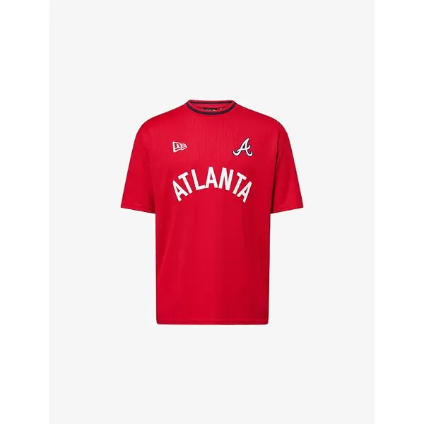 New Era Atlanta Braves Mlb Oversized Jersey T-shirt
