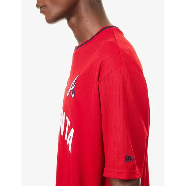New Era Atlanta Braves Mlb Oversized Jersey T-shirt