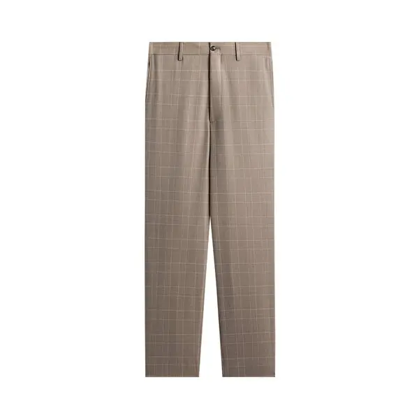 Kith Kin X Giorgio Armani Summer Trouser 'dark Ash - Tan