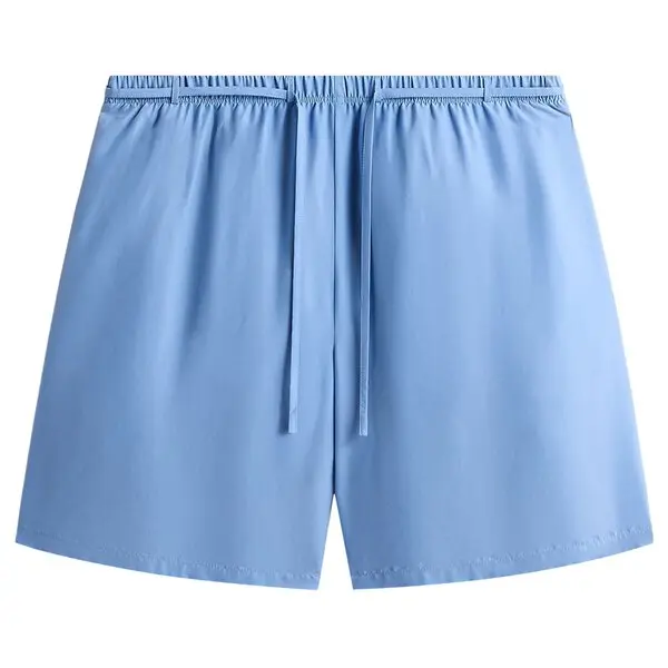 Kith Kin Washed Silk Habotai Xavier Short 'millstream - Blue