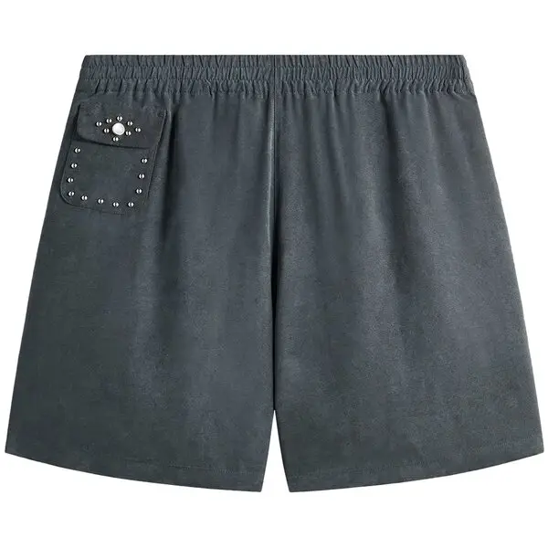 Kith Kin Cupro Linen Kellen Short 'somber - Black