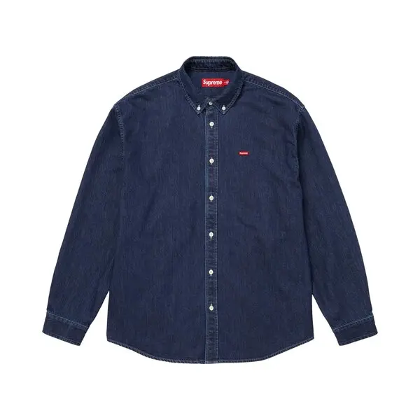 Supreme Small Box Denim Shirt 'indigo