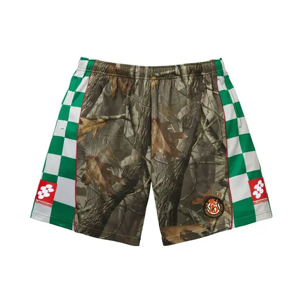 Supreme Checkerboard Short 'realtree Hardwoods Camo - Green