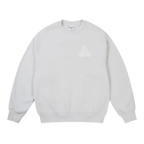 PALACE Pigment Tri Crew 'concrete - Grey