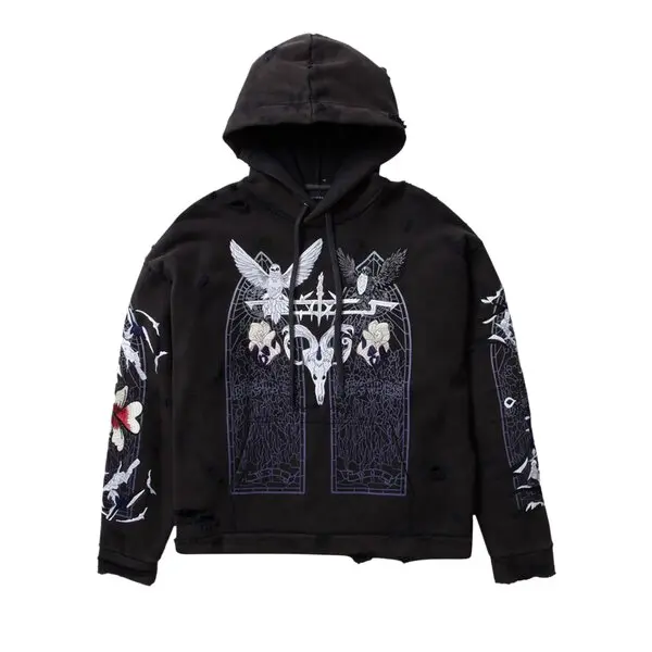 WHO DECIDES WAR Epitome Hoodie 'coal