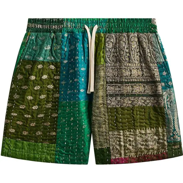 Kith Kin Tal Patchwork Short /multicolor - Green
