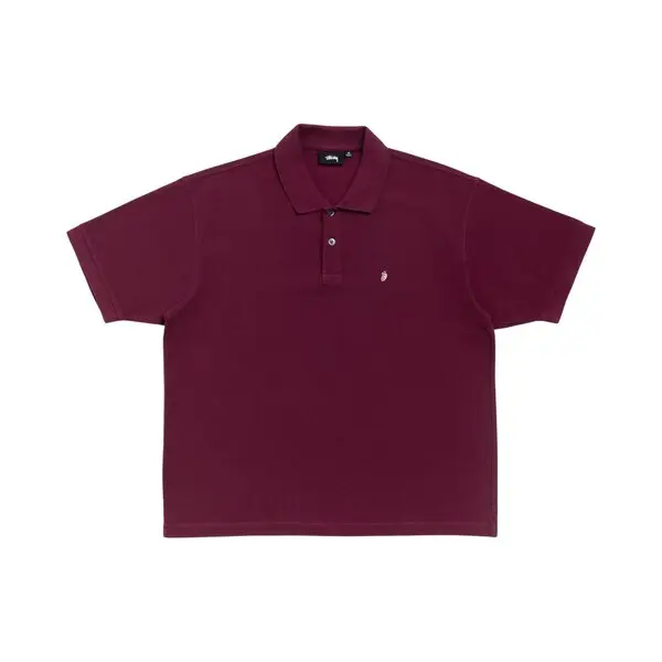 StÜssy Classic Pique Polo 'plum
