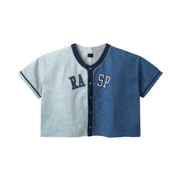 GV GALLERY Two Tone Denim Jersey - Blue