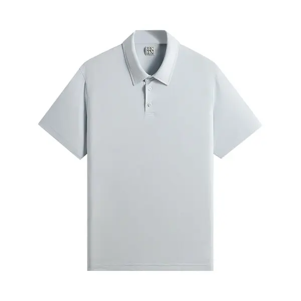 Kith Kin Soft Modal Blend Heathrow Polo 'light Indigo - Blue