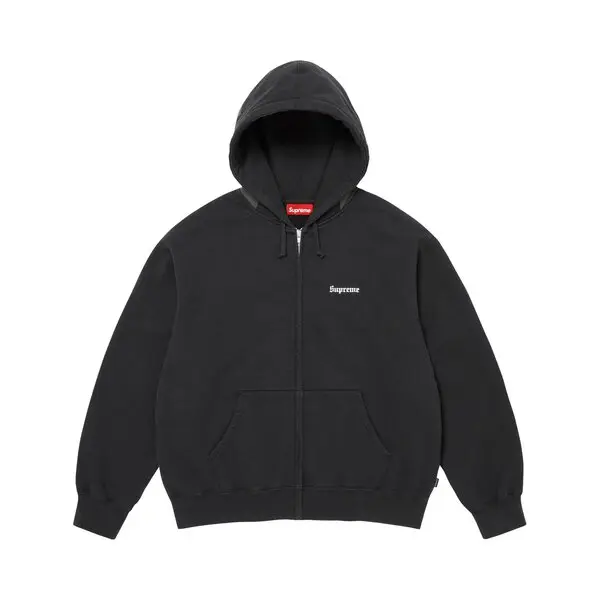 Supreme Paris Is Burning Zip Up Hooded Sweatshirt