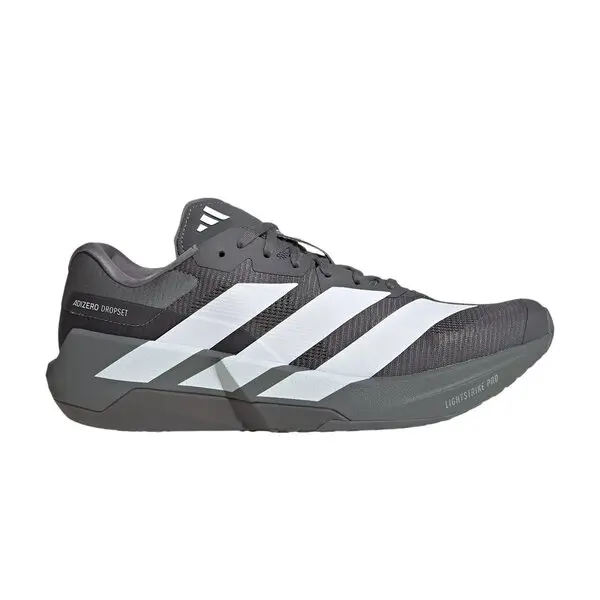 Adidas Adizero Dropset Pro Cloud White Iron Metallic