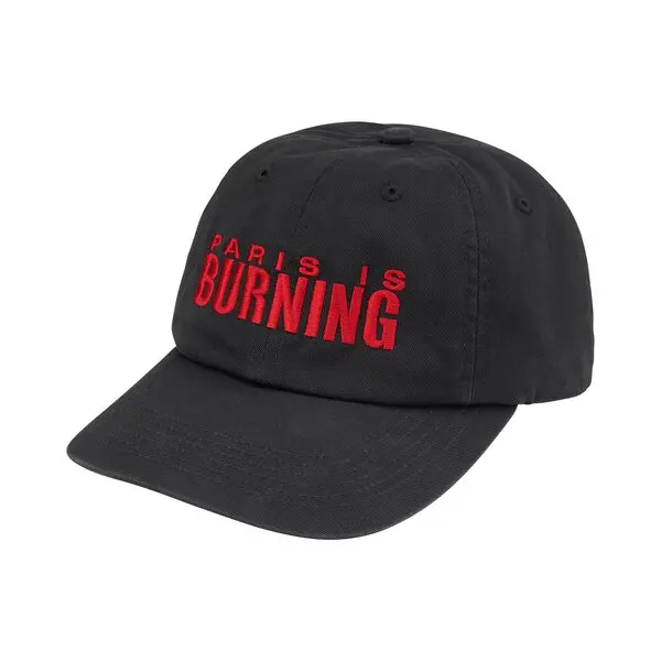 Supreme Paris Is Burning 6-panel - Black