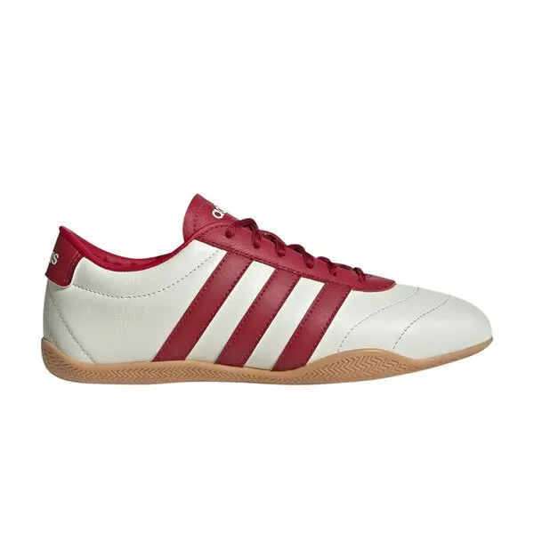 Adidas Wmns Grand Court Lo 'ivory Team Victory Red - Tan