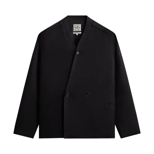 Kith Kin Long Sleeve Linen Viscose Twill Mathis Shirt - Black