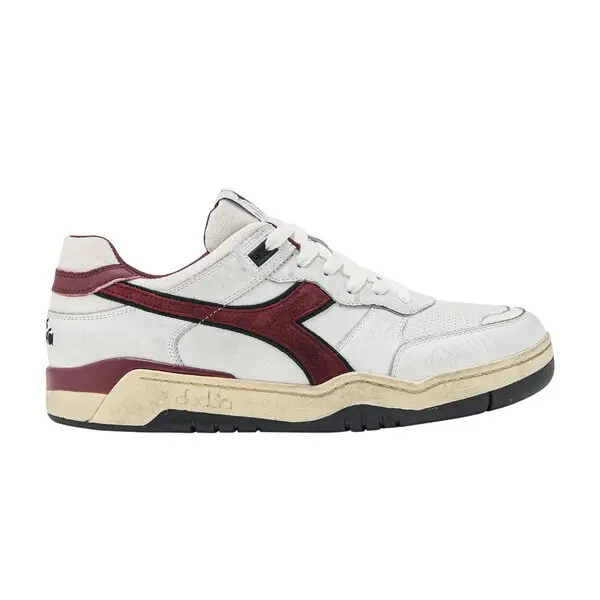 DIADORA B.560 Used Ruby Wine - White