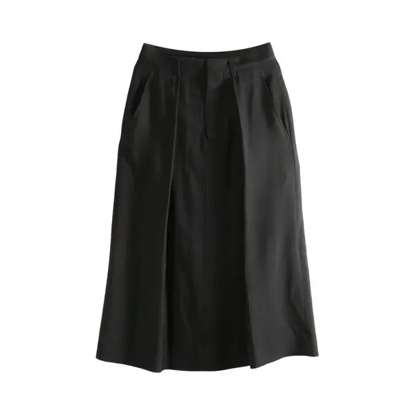 ANN DEMEULEMEESTER Yura Midi A Line Pleated Skirt