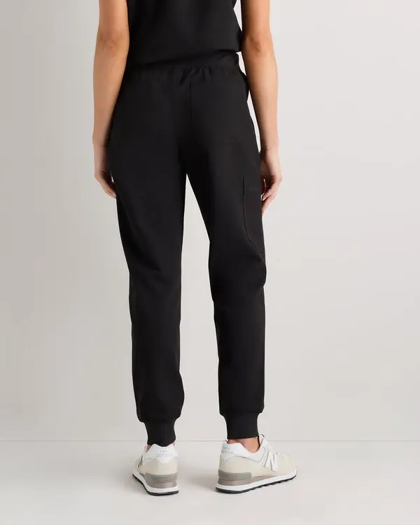Quince Aeraflex Scrub Joggers - Bold Black