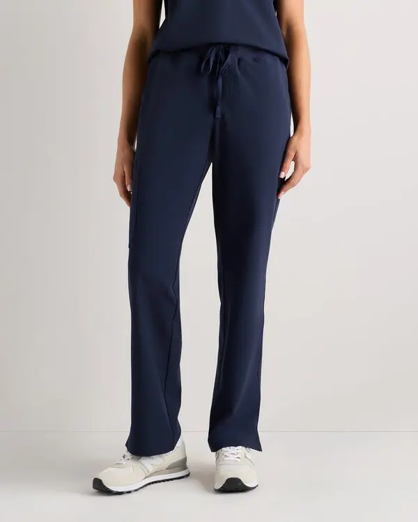 Quince Aeraflex Cargo Scrub Pants - Deep Navy