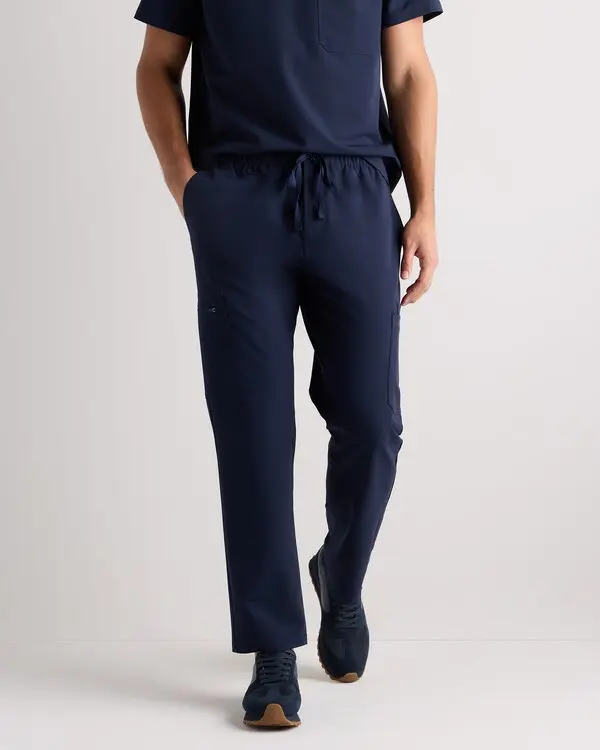 Quince Aeraflex Scrub Cargo Pants - Deep Navy