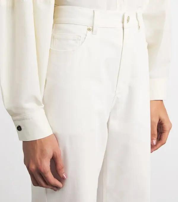 RETORI Stretch-cotton Gabardine Straight Trousers