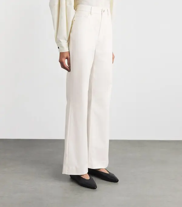 RETORI Stretch-cotton Gabardine Straight Trousers