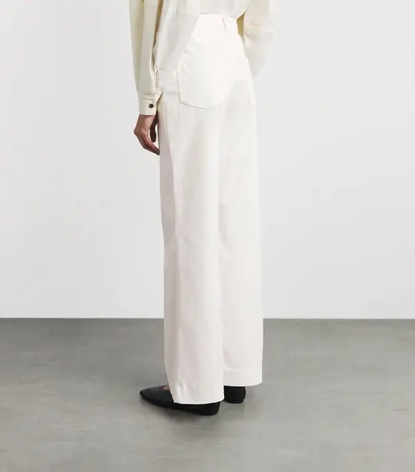 RETORI Stretch-cotton Gabardine Straight Trousers