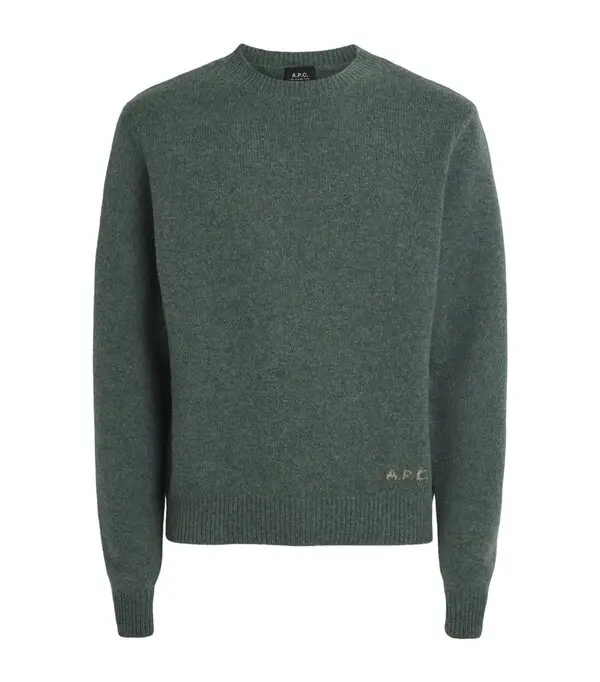 A.p.c. Wool Logo Edmond Sweater
