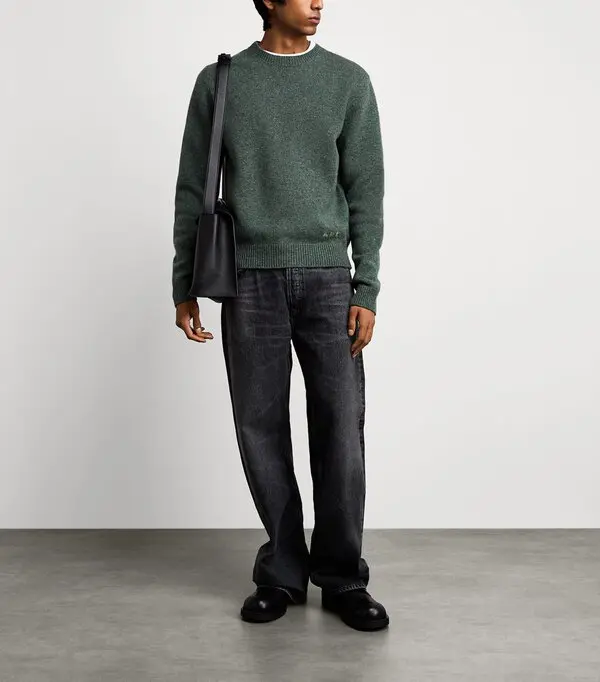 A.p.c. Wool Logo Edmond Sweater