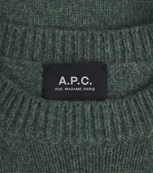 A.p.c. Wool Logo Edmond Sweater