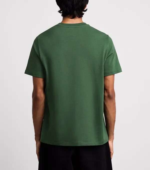 A.p.c. Organic Cotton Rue Madame Logo T-shirt - Green