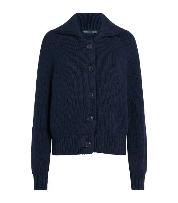 Polo Ralph Lauren Knitted Button-up Cardigan - Navy