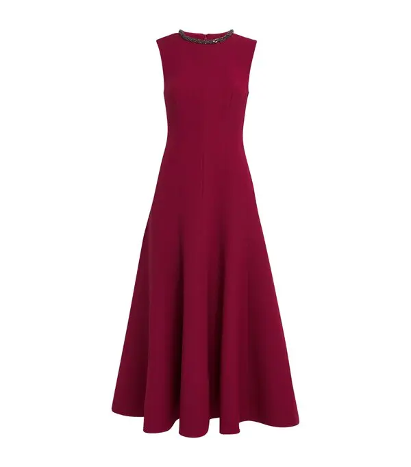 Roland Mouret Embellished Midi Dress - Pink