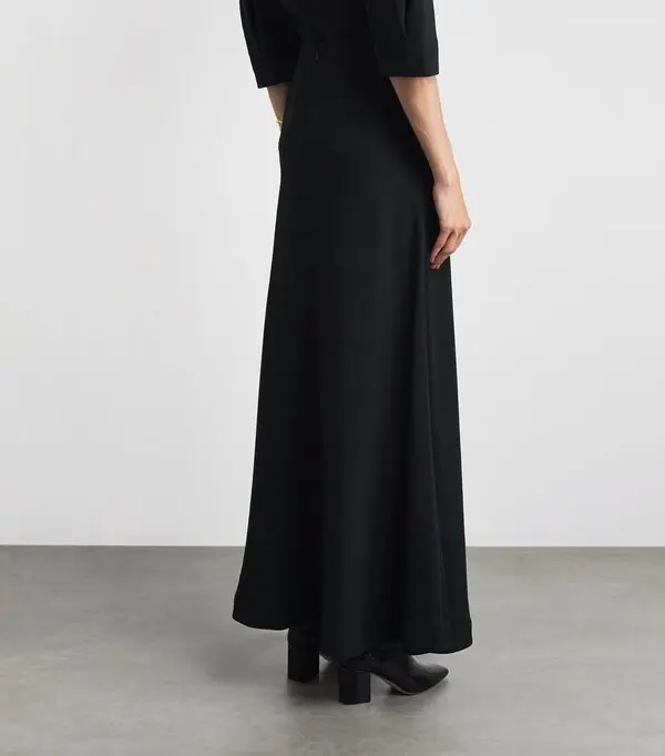 RETORI Cady Half-circle Maxi Skirt