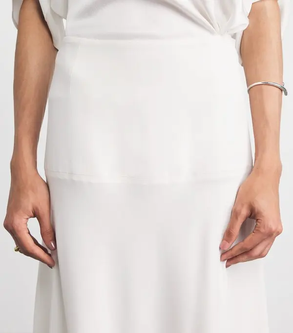 RETORI Cady Half-circle Maxi Skirt